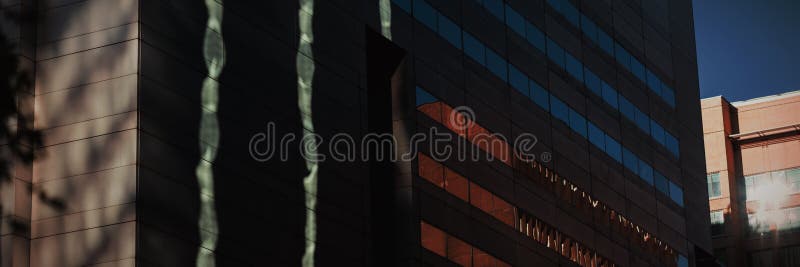 Side view of buildings stock image. Image of modern - 131713849