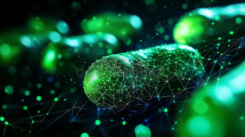 A Digitally Connected Image of Cucumber Slices Stock Image - Image of ...