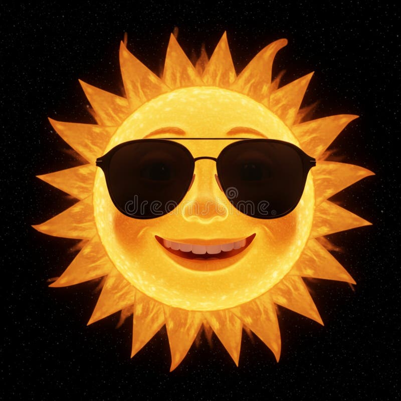 A Digitally Created Image Depicts a Sun with Human Features, Including ...