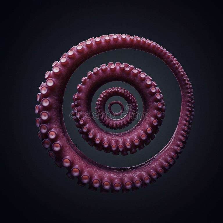 A Digitally Created, Spiraling Structure Resembling Several Intertwined ...