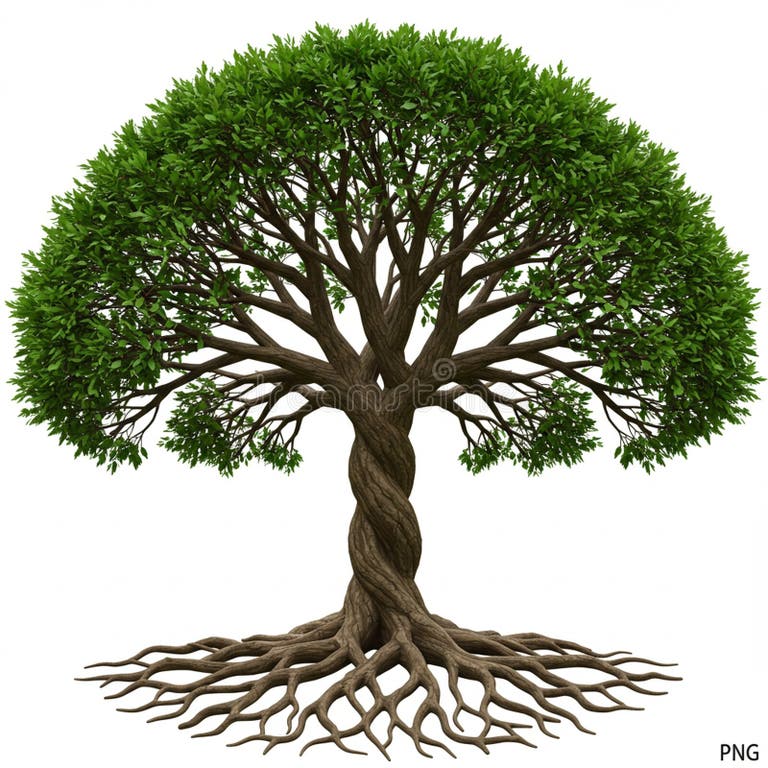 A Digitally Created Tree with a Symmetrical Structure Features a ...