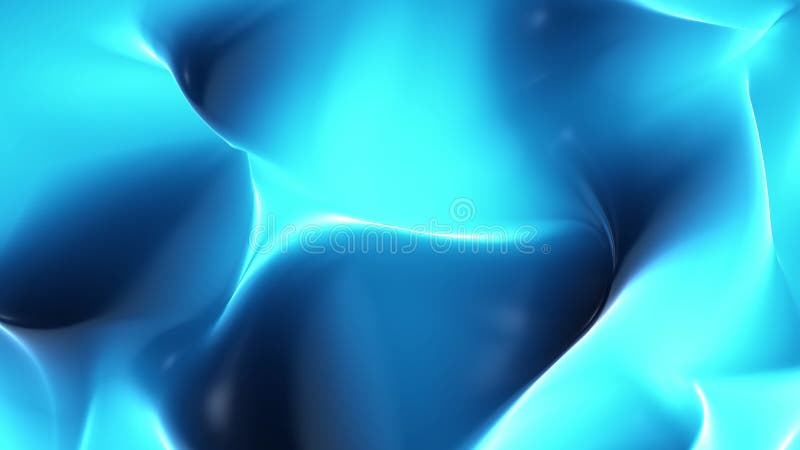Abstract Blue Fluid Animation Looping Background Stock Footage - Video ...