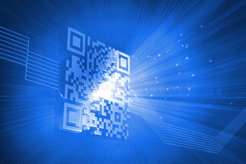 Digitally Generated Barcode Stock Illustration - Illustration of ...