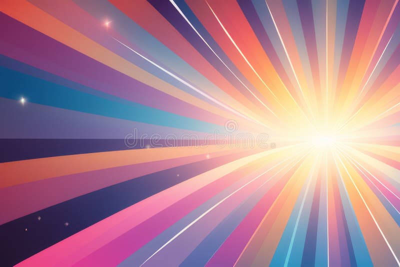 Prismatic Radiance stock illustration. Illustration of explosion ...