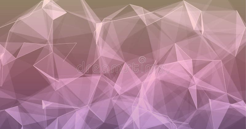 Digitally Generated Image of Pink Plexus Networks Against Gradient ...