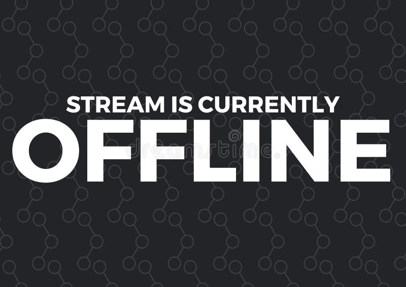 Currently Offline Twitch Banner Background With Geometric Style Stock ...