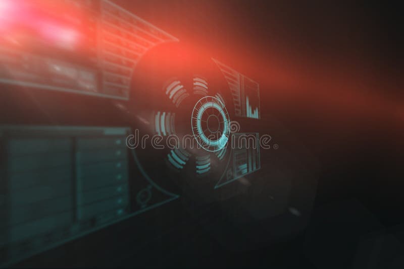 Digitally Generated Image of Volume Knob Interface 3d Stock Photo ...