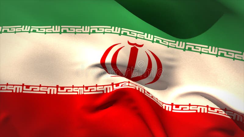 Iran flag waving animation stock footage. Video of independence - 260155820