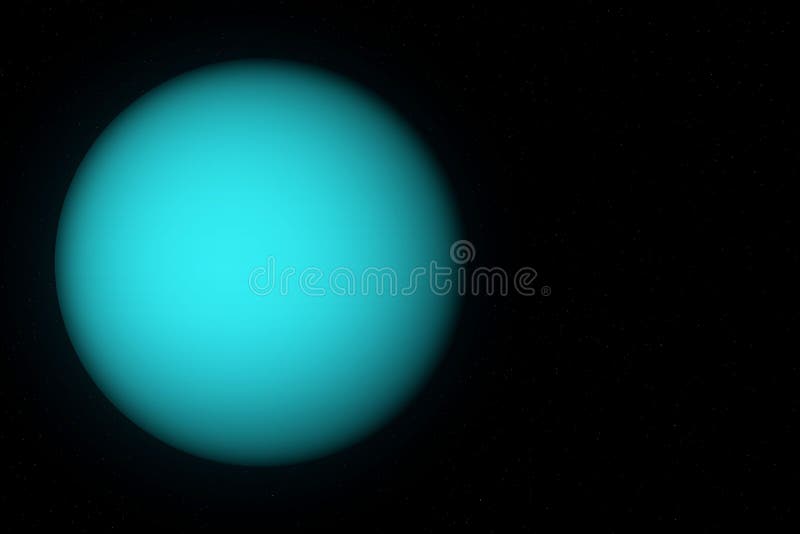 Planet Uranus - Solar System Stock Illustration - Illustration of ...