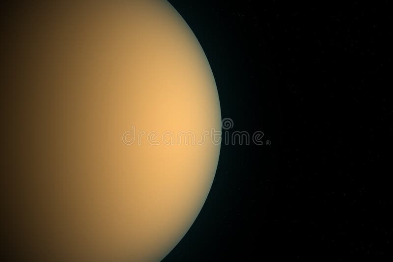 Moon Titan Solar System 3d