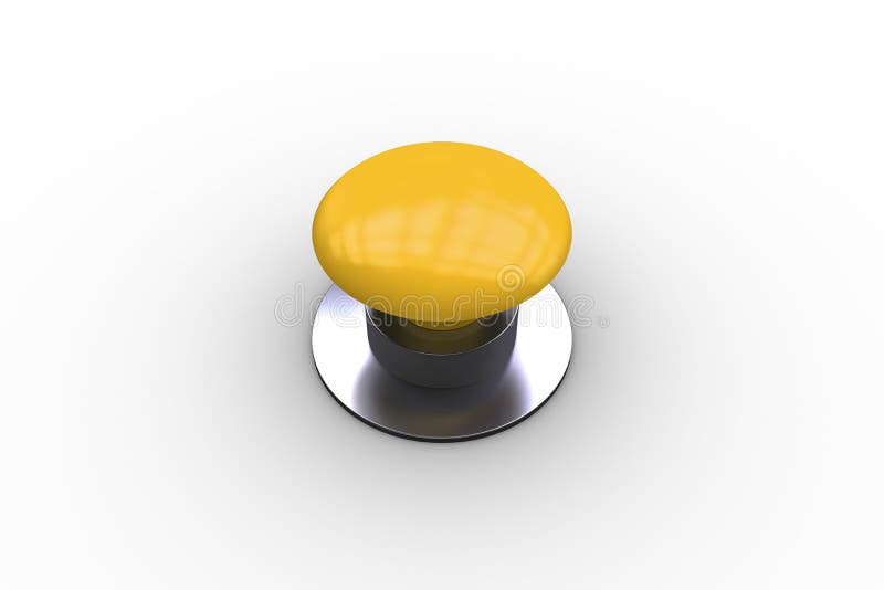 Yellow Push Pin Png
