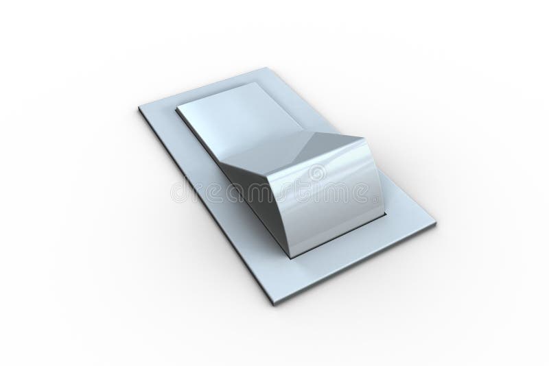 Digitally Generated White Flip Switch Stock Illustration - Illustration ...