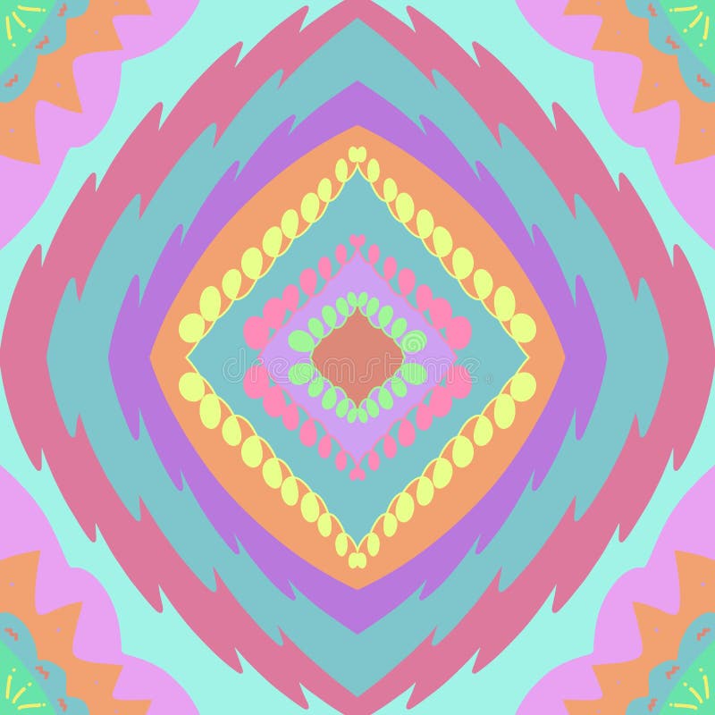 Digitally Hand Drawn Beautiful Patterns for Card Making or Textile ...