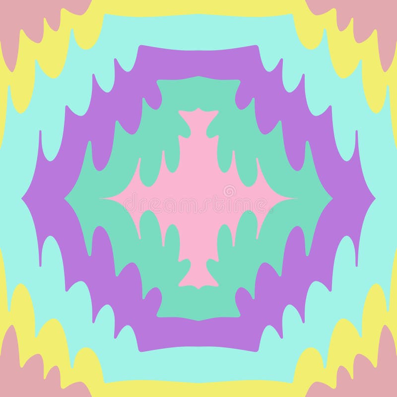 Digitally Hand Drawn Beautiful Patterns for Card Making or Textile Patterns. Stock Illustration ...