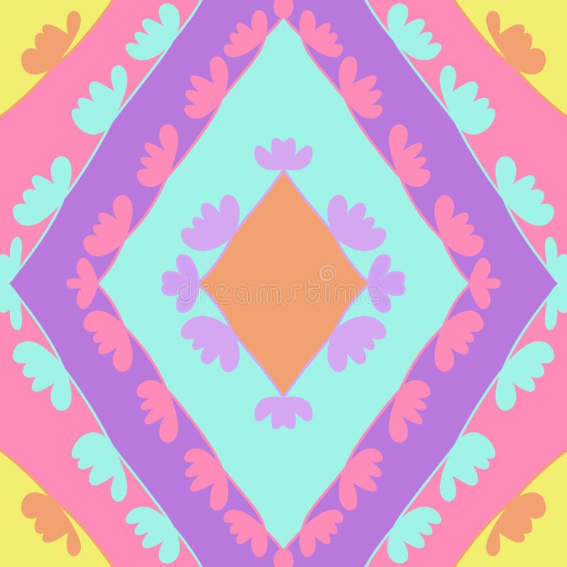 Digitally Hand Drawn Beautiful Patterns for Card Making or Textile ...