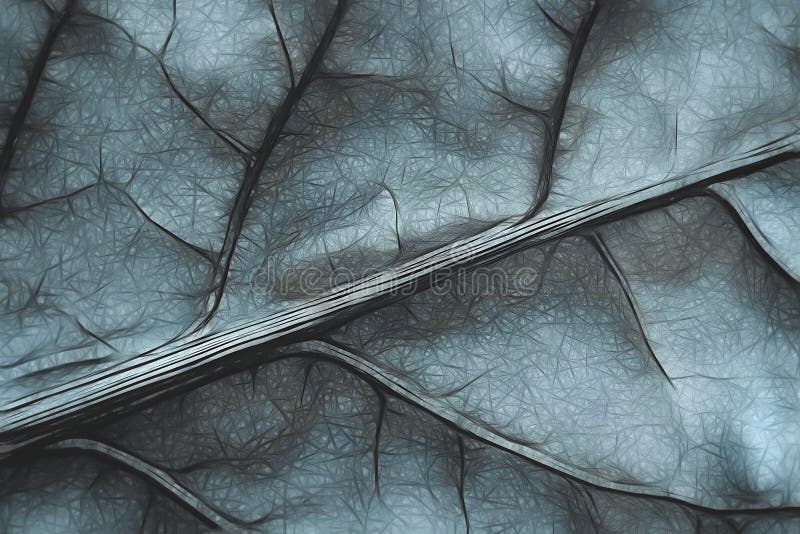 Macro Leaf Veins Pattern Illustration Stock Photo - Image of natural ...