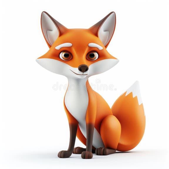 Rendered Cartoon Style Fox Stock Illustrations – 106 Rendered Cartoon ...