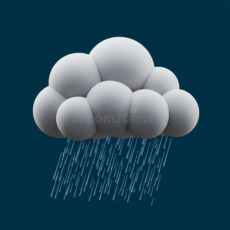 A Digitally Rendered Gray Cloud Made Up of Multiple Spherical Shapes ...