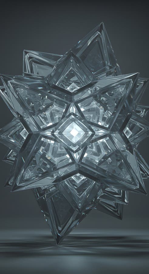 Abstract Crystal Star stock photo. Image of concept - 390757022