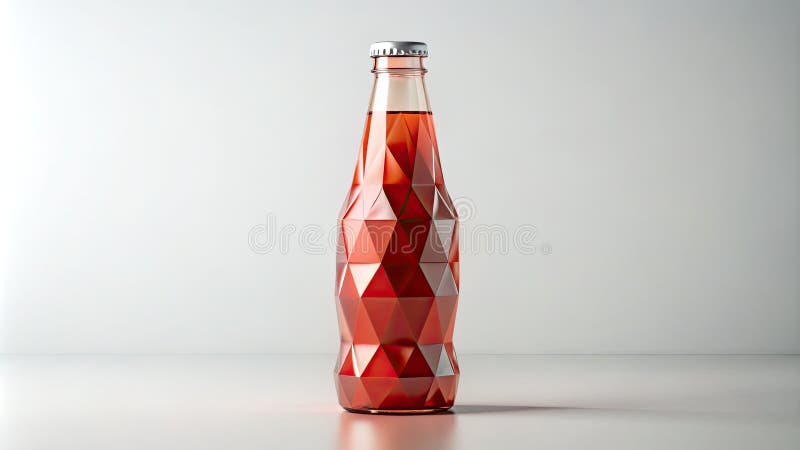 Stunning LowPoly Soda Bottle 3D Model Minimalist Design with Realistic ...