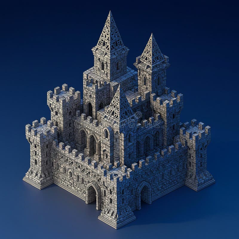 Intricate Castle Like Structure Stock Illustrations – 177 Intricate ...