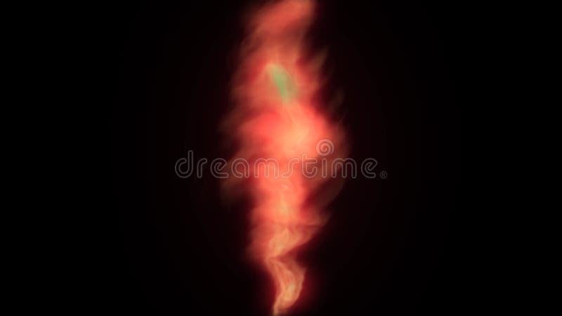 Digitally Rendered Realistic Fire Effect Stock Footage - Video of ...