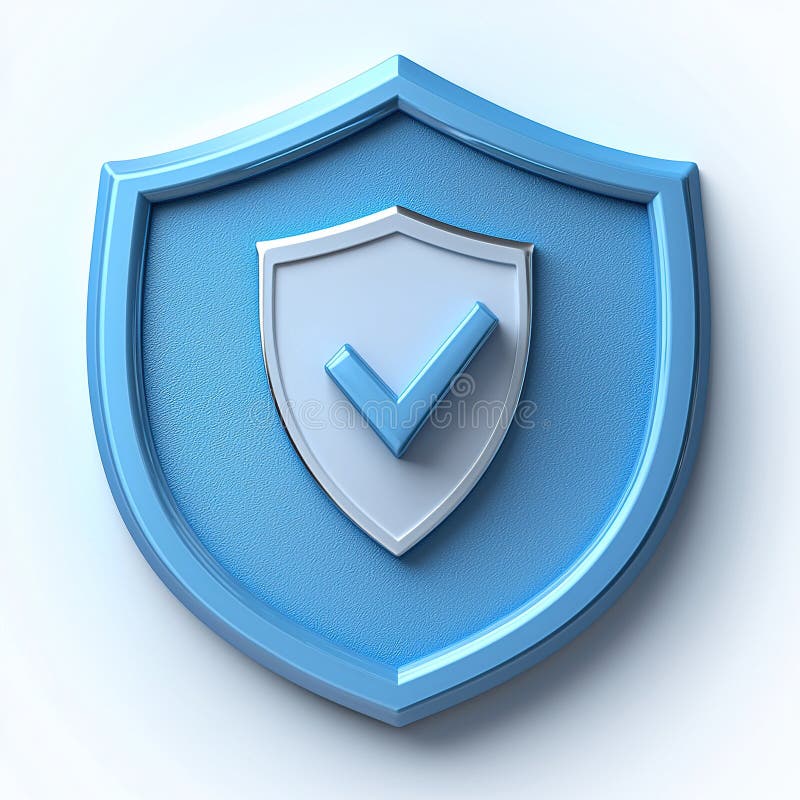Blue White Shield Checkmark Symbol Digital Background Stock Photos - Free & Royalty-Free Stock ...