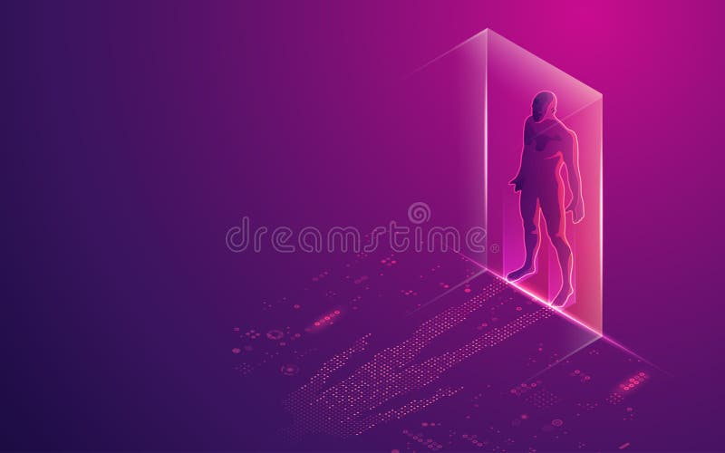 DigitalMan stock vector. Illustration of background - 201164207