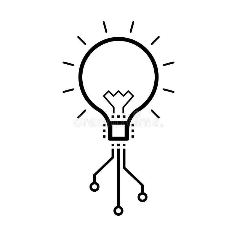 Digital Thinking stock vector. Illustration of smart - 279747508