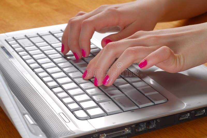 Digitare fotografia stock. Immagine di braccio, operaio - 9614198