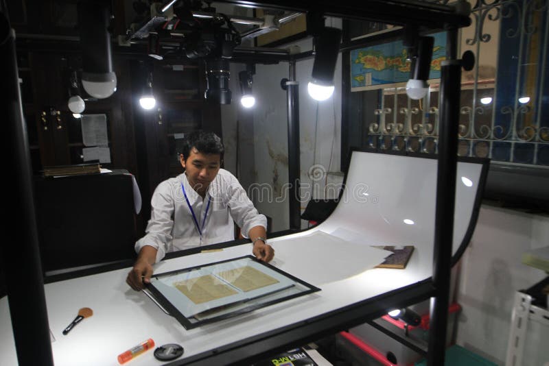 Digitization of Ancient Manuscripts Editorial Photography - Image of ...