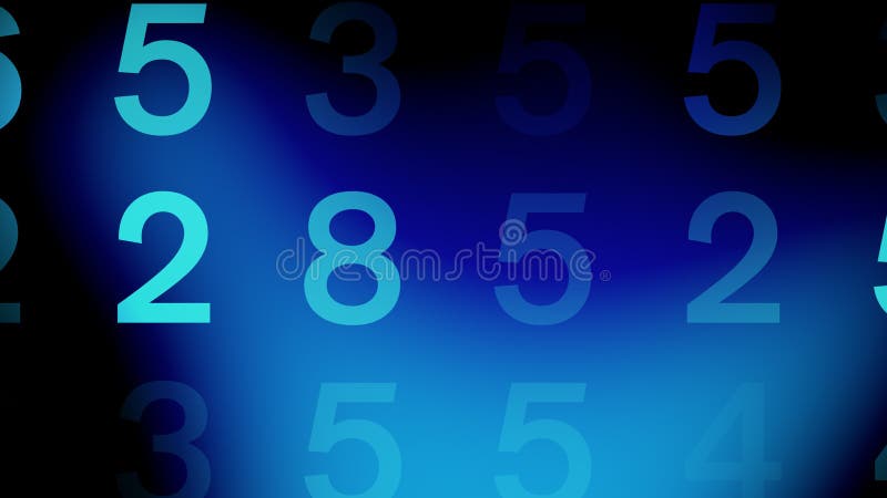 Digits On Blue Exploring Science Of Algorithm Numbers Counting And Data Encryption In World Of
