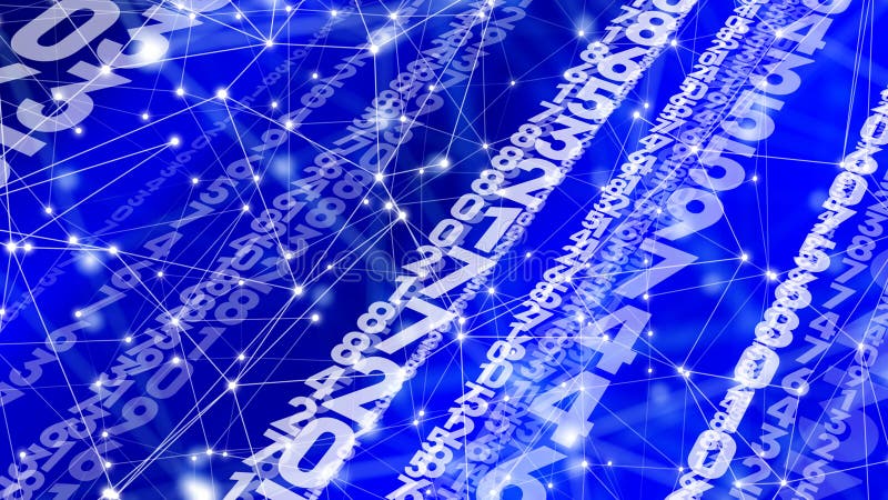 Digits Connected Lines Counting Algorithm For Numerical Data Sequencing And Statistical Analysis