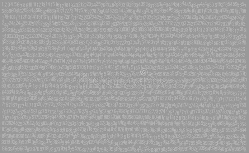 999 Digits, Numbers Abstract Gray Background, Vector EPs10 Stock Vector ...