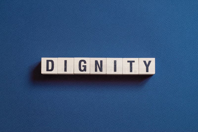 Dignity - Word Concept on Cubes Stock Photo - Image of wood, integrity ...