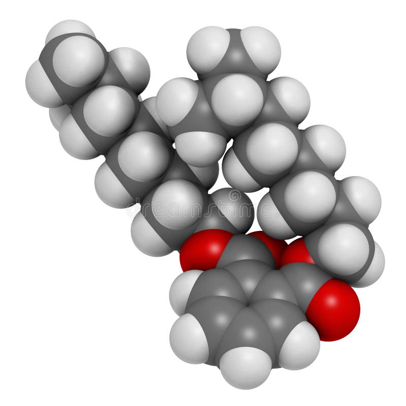 Diisononyl Phthalate (DINP) Plasticizer Molecule Stock Vector ...