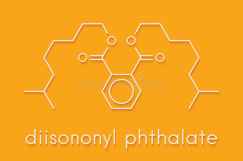 Diisononyl Phthalate (DINP) Plasticizer Molecule Stock Vector ...