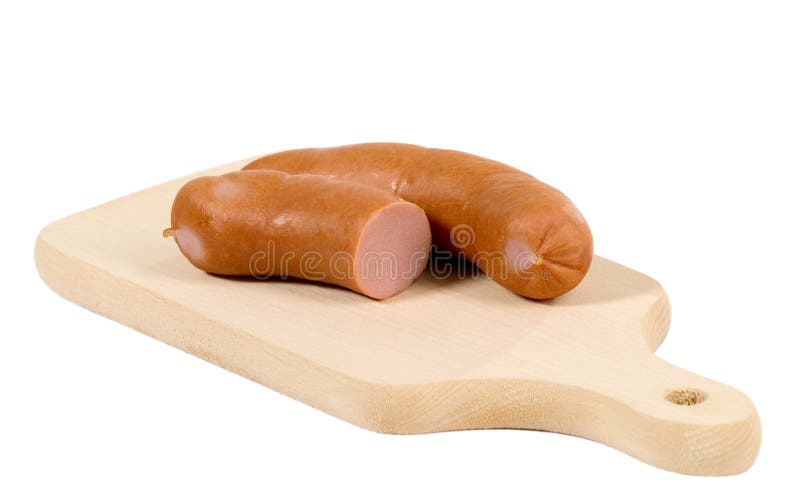 Dikke worst van vlees stock afbeelding. Image of gerookt - 35140069