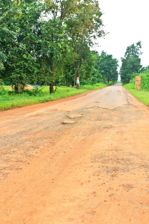 Dilapidated road stock image. Image of abstract, difficult - 38180035