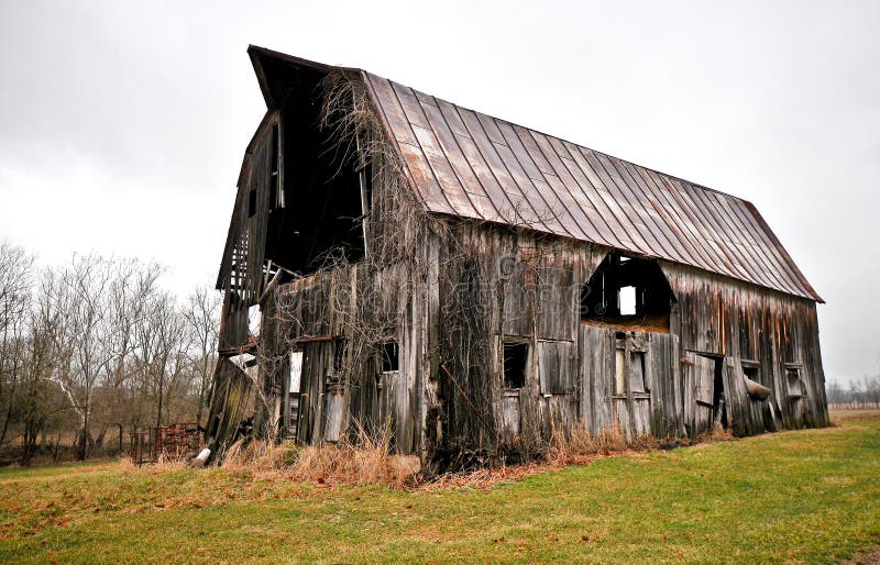 Dilapidated barn stock image. Image of decline, aging - 13560127