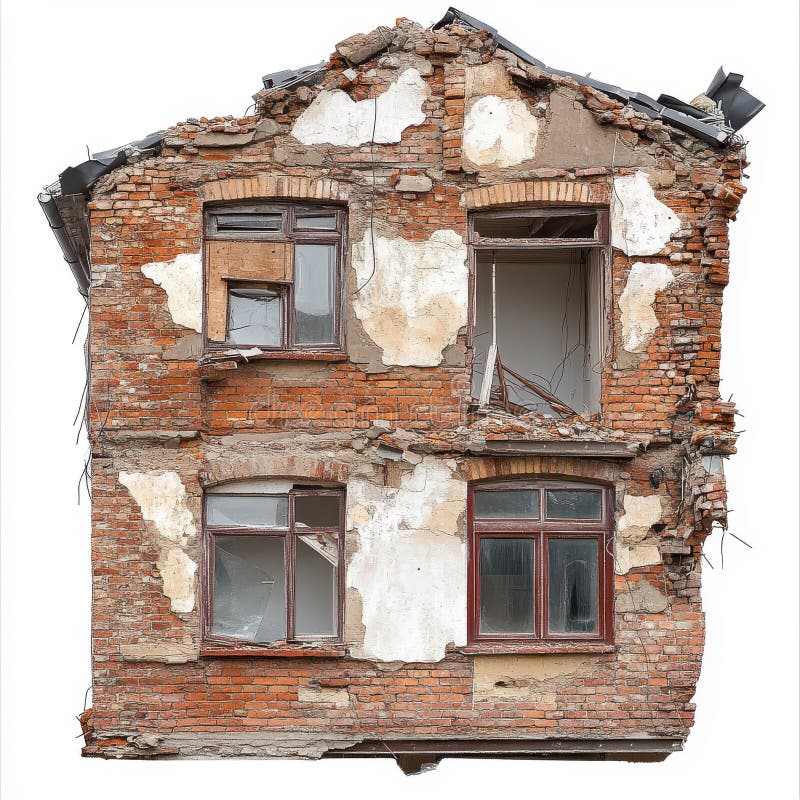 House Crumbling Stock Illustrations – 3,077 House Crumbling Stock ...