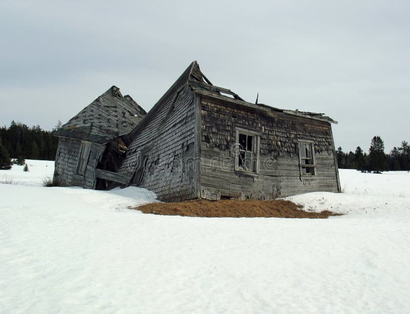 Dilapidated House stock photo. Image of grey, break, collapsed - 10036658