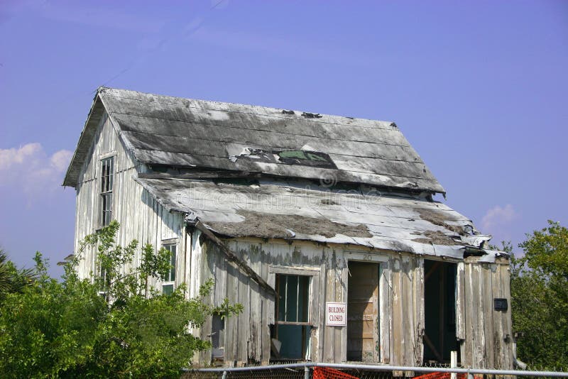 Dilapidated House stock photo. Image of gray, roof, paint - 763756