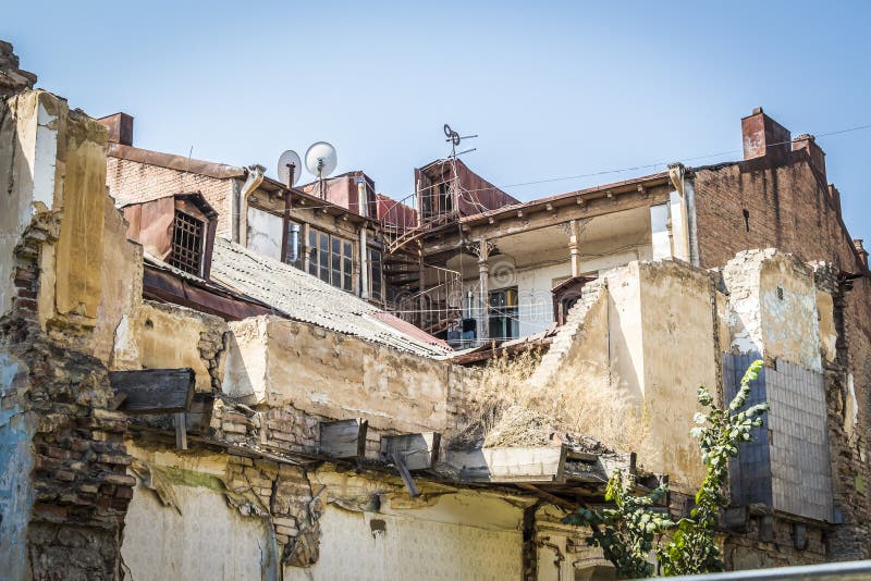 The dilapidated house stock image. Image of outdoor - 108371691