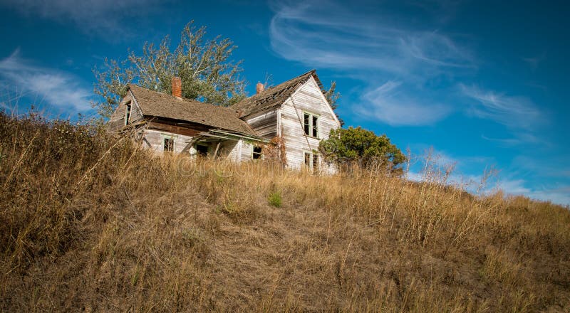 Dilapidated house palouse stock image. Image of united - 159203169