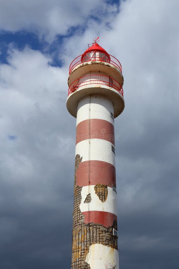 Dilapidated lighthouse stock photo. Image of island, spain - 86230802