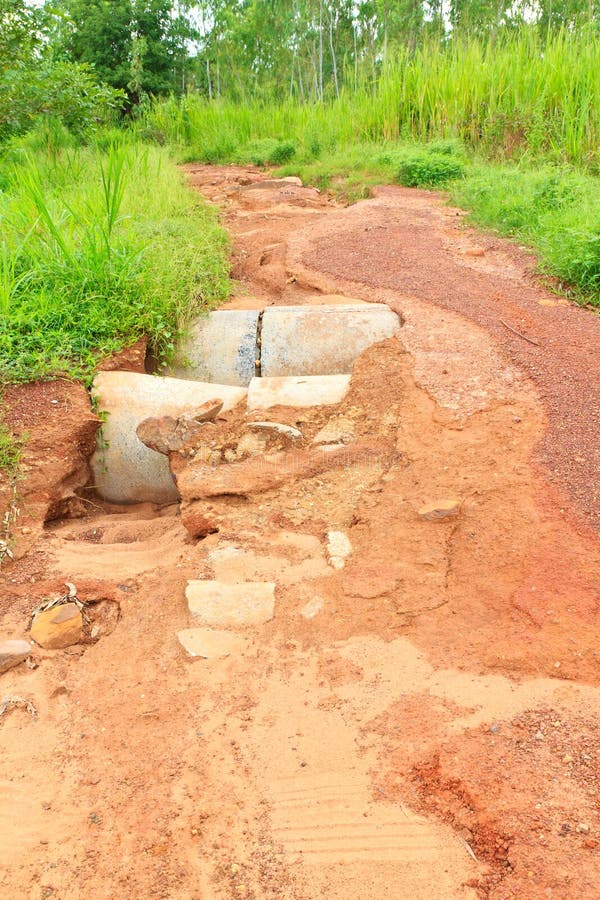 Dilapidated road stock image. Image of abstract, difficult - 38180035