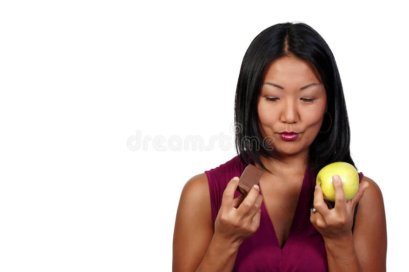 Dilemma stock photo. Image of female, decision, fresh - 16161046