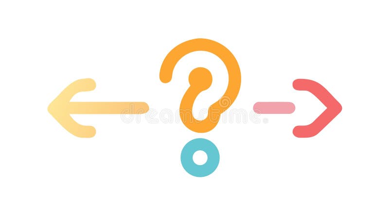 Dilemma or Decision Point Icon, Vector Design Generative AI Stock ...