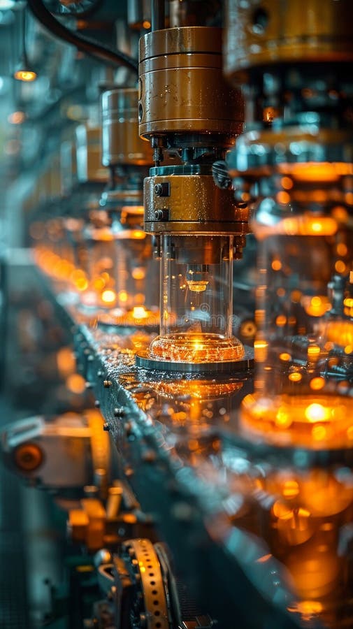 Diligent Factory Workers Operating Machinery in an Industrial Setting ...